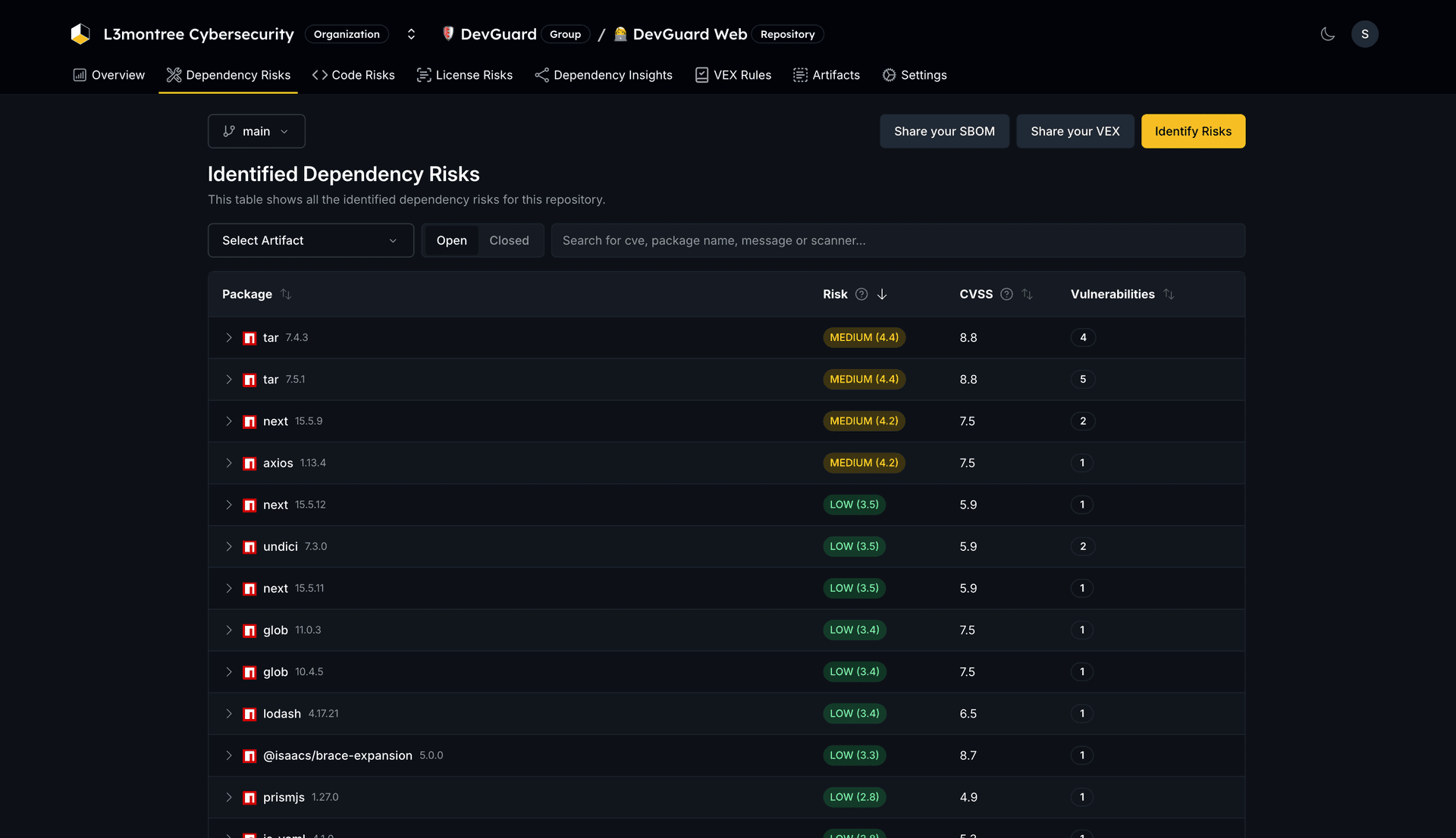 DevGuard – Open-Source Developer Security Platform