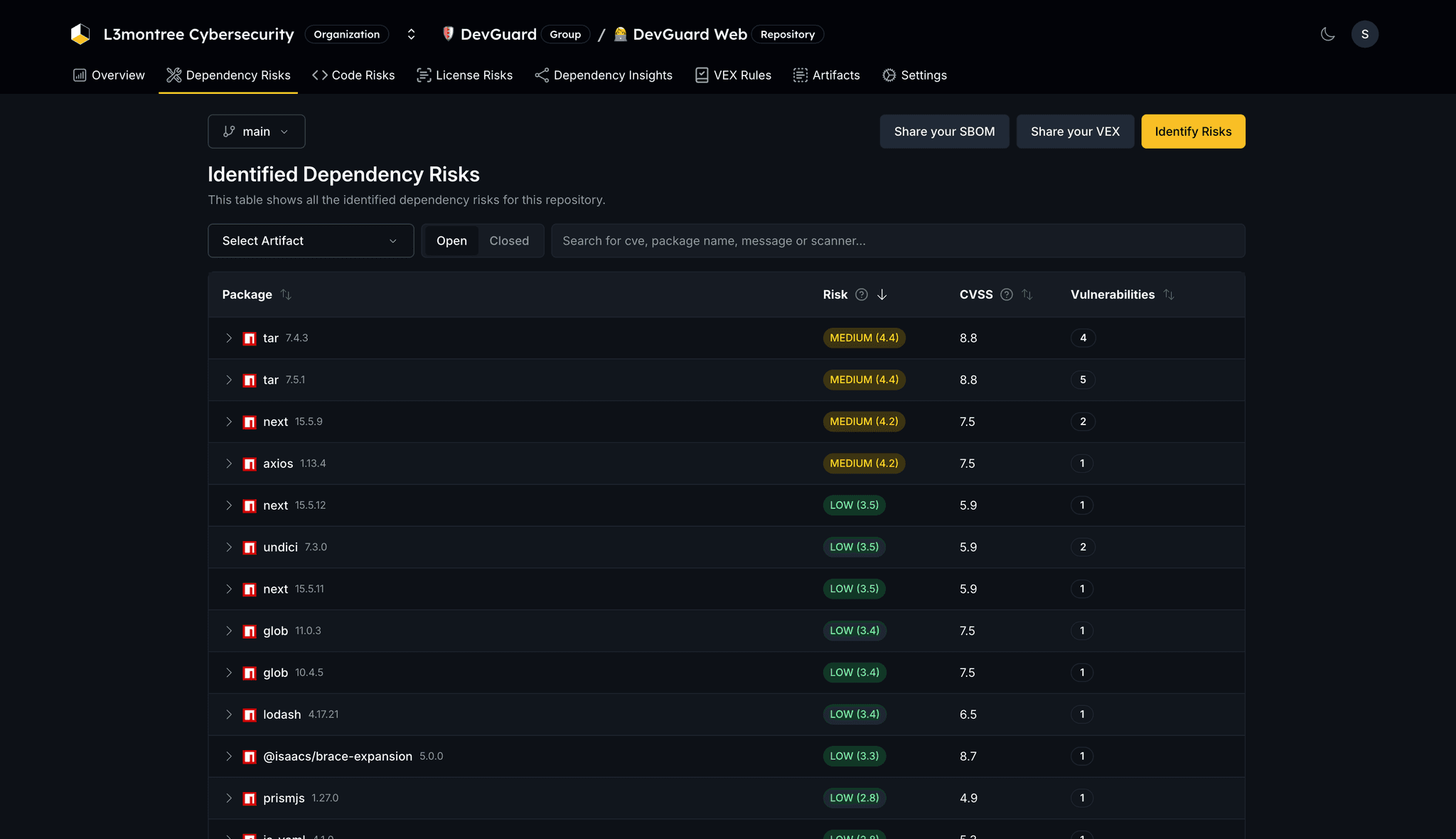 DevGuard – Open-Source Developer Security Platform